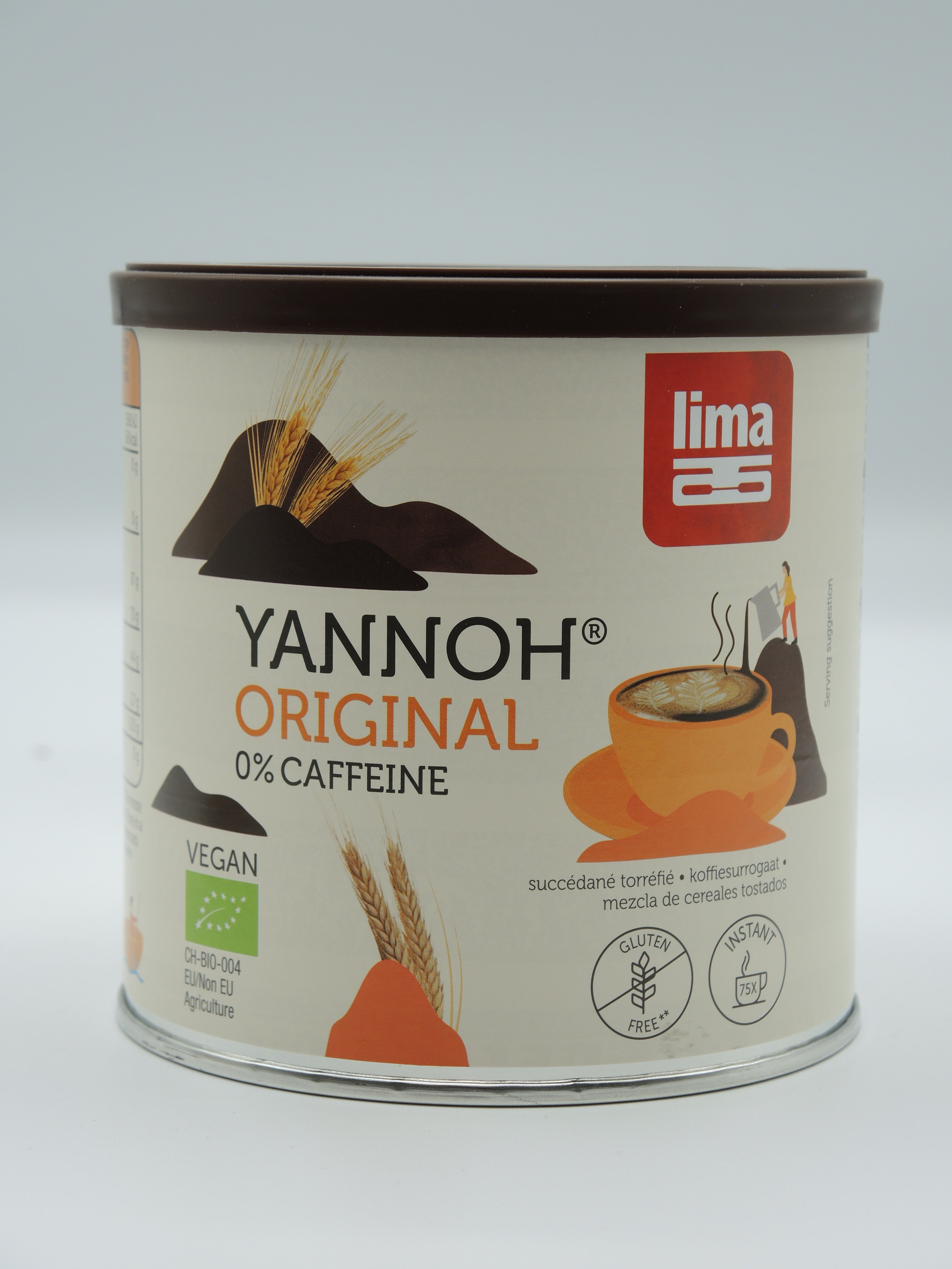 Yannoh original, instantané, 0% caféine, 125g, Lima