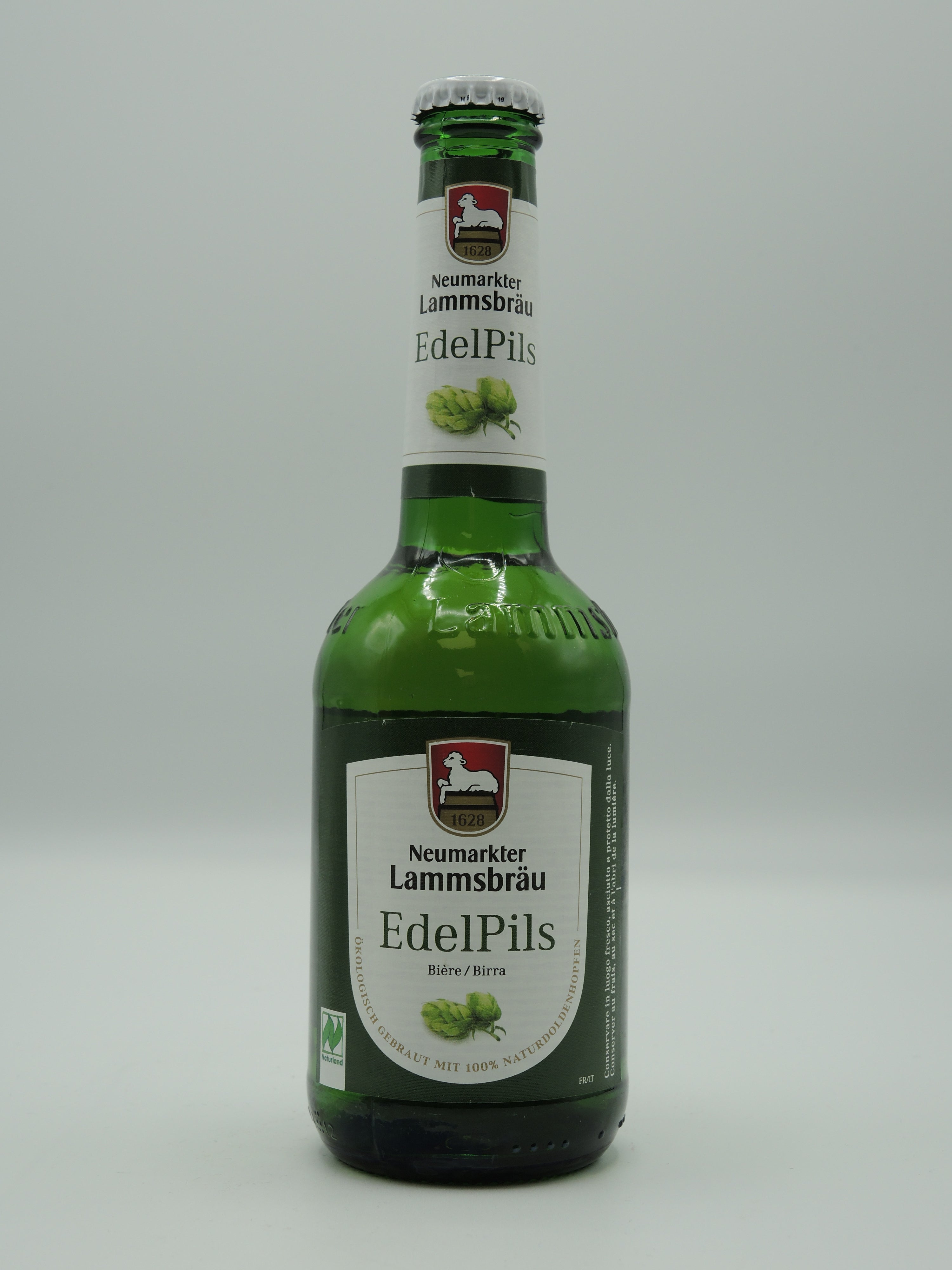 Bière Blonde Bio Edel Pils 33cl, Brasserie Neumarkter Lammsbräu d'Alle