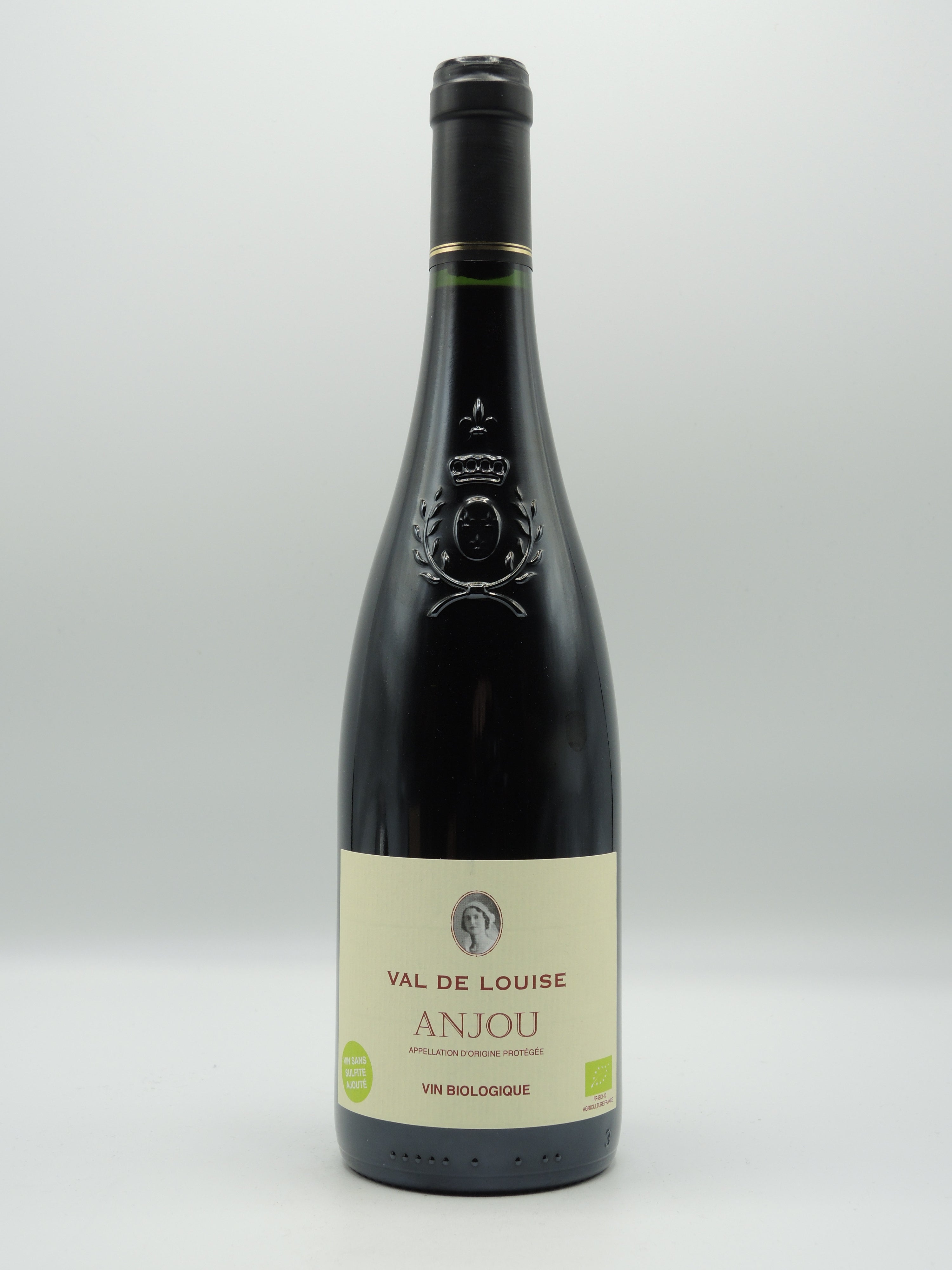 Vin Rouge Bio AOC Anjou 2019, Sans Sulfites Ajoutés, Cuvée Val de Loui