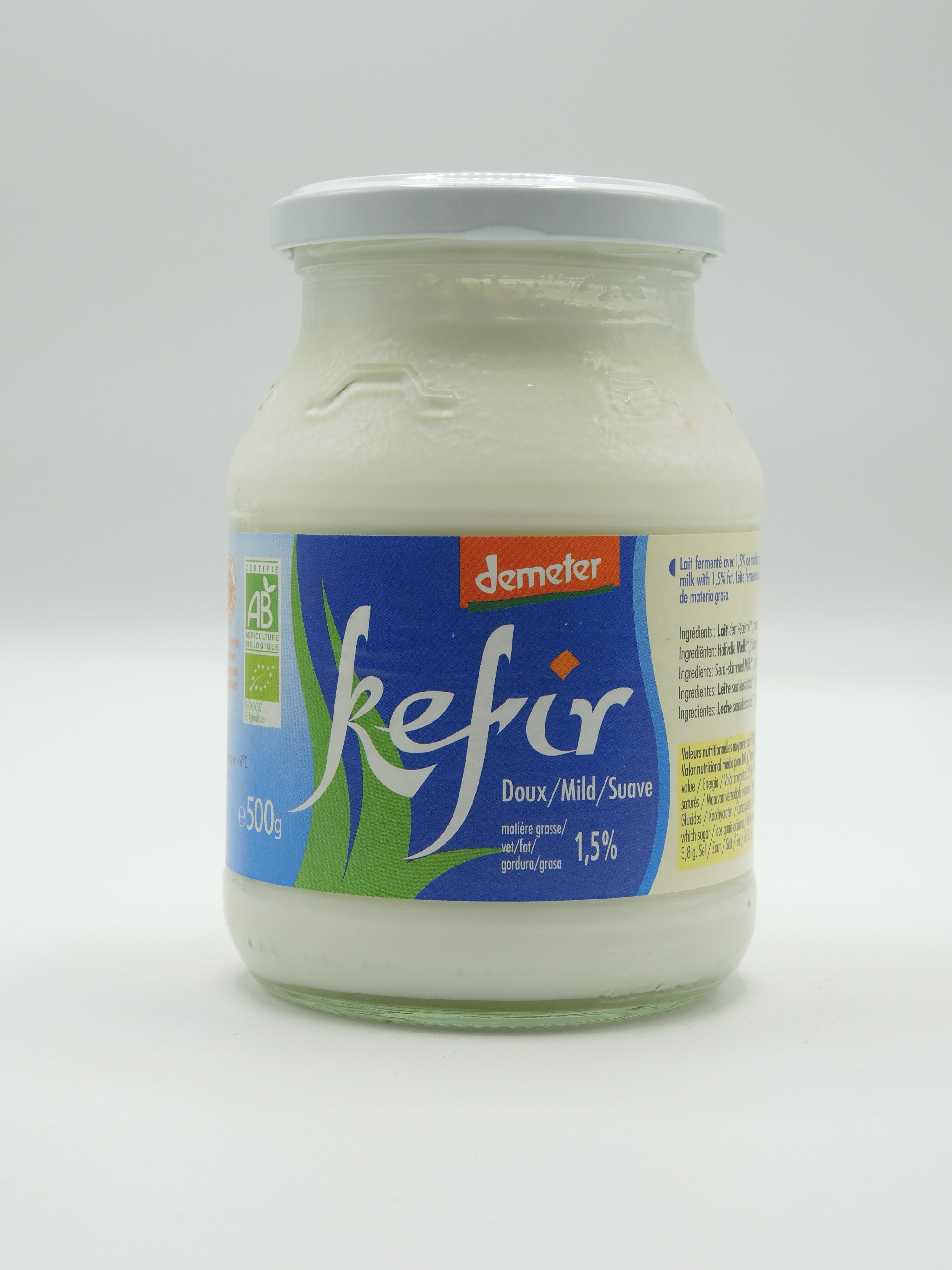 Kéfir doux, Bibio, Demeter, 500g, OMA