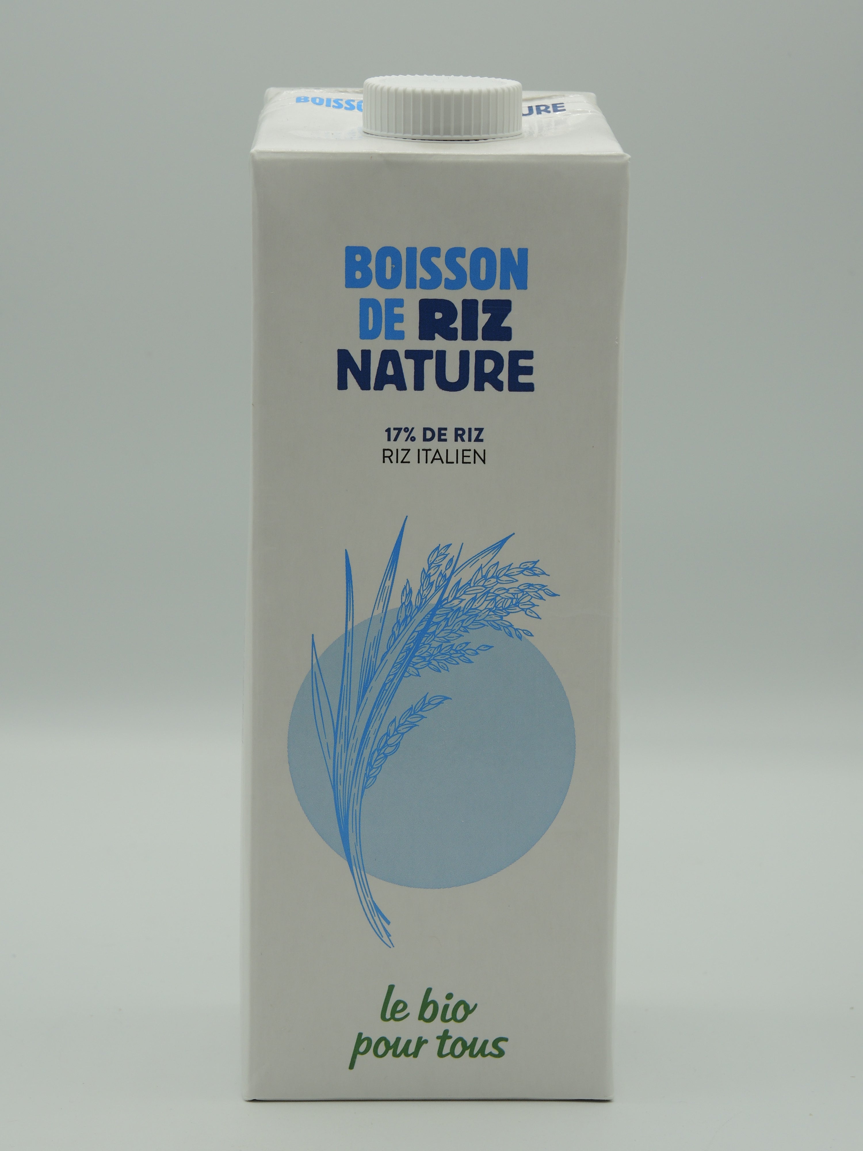 Boisson de riz nature, 1l, le Bio pour tous