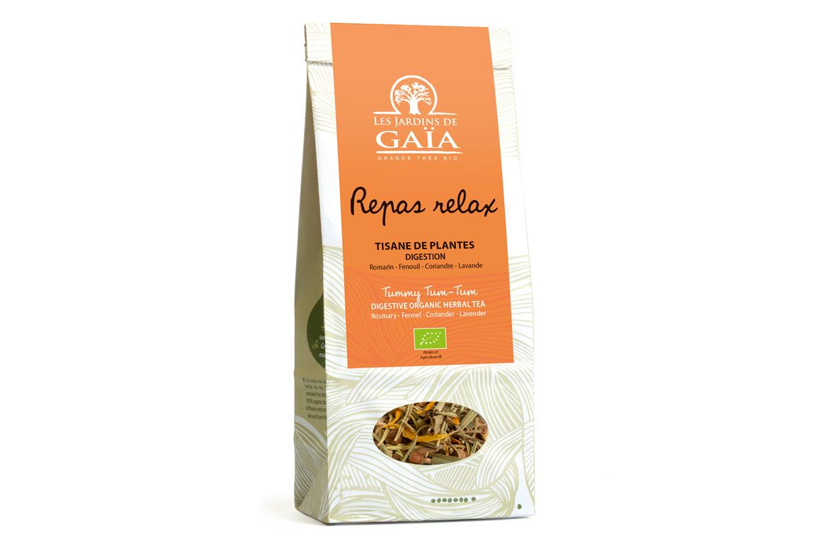 Tisane repas relax, 100g, Jardins de Gaïa